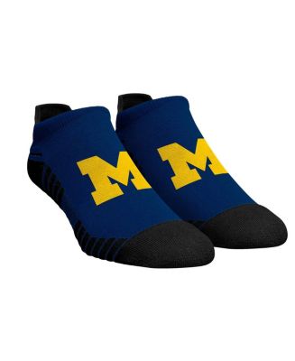 Men's and Women's Rock 'Em Socks Michigan Wolverines Hex Ankle Socks ...