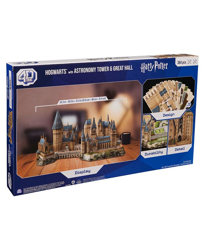 Spin Master Toys & Games 4D Build, Harry Potter Deluxe Hogwarts Castle ...