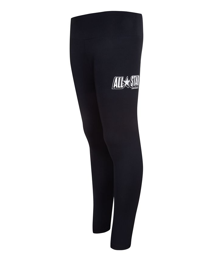 Converse Big Girls High Rise All- Star Waistband Leggings - Macy's