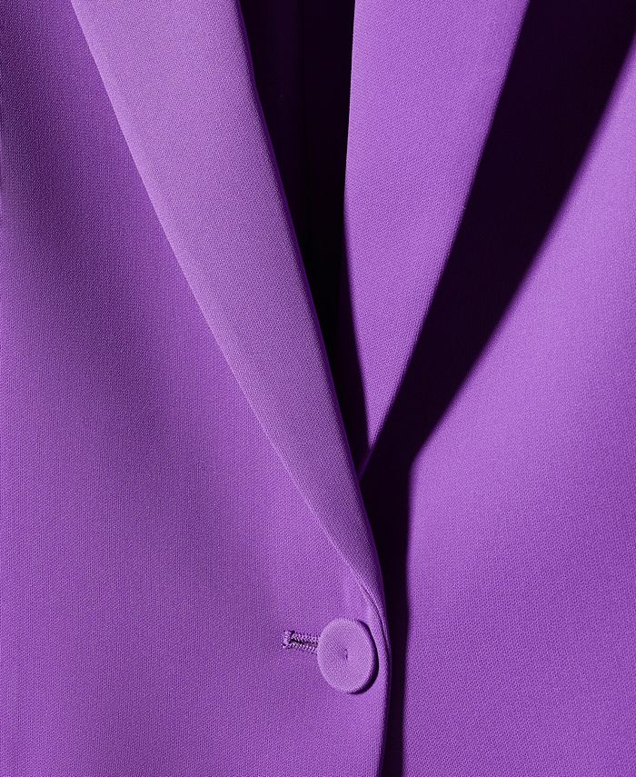 MANGO Women's Buttons Detail Suit Blazer - Macy's