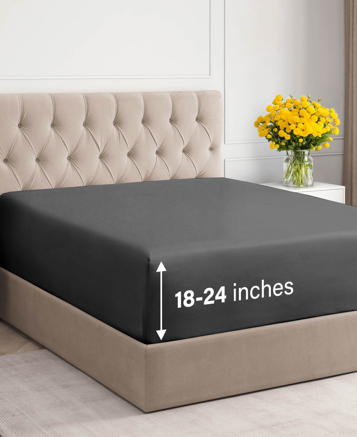 Click here for Cotton Fitted Sheet 18" - 24" Inch Extra... prices