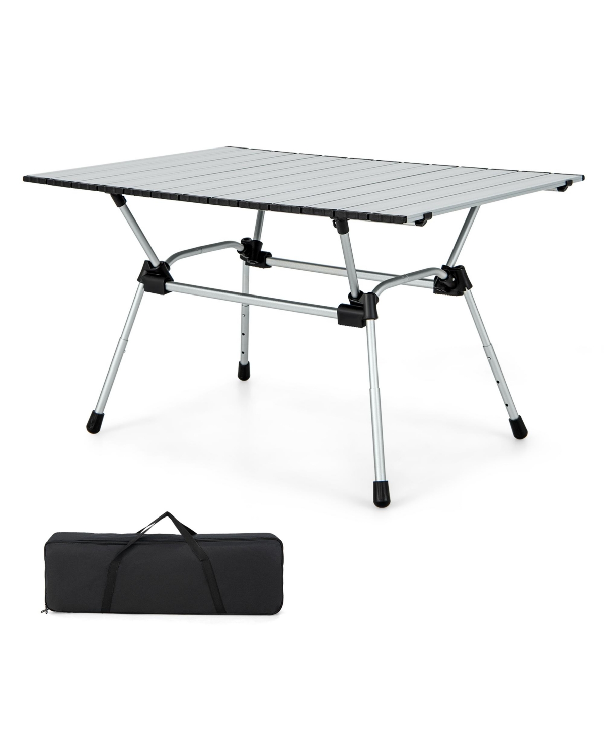 Click here for Costway Heavy-Duty Aluminum Camping Table  Folding... prices