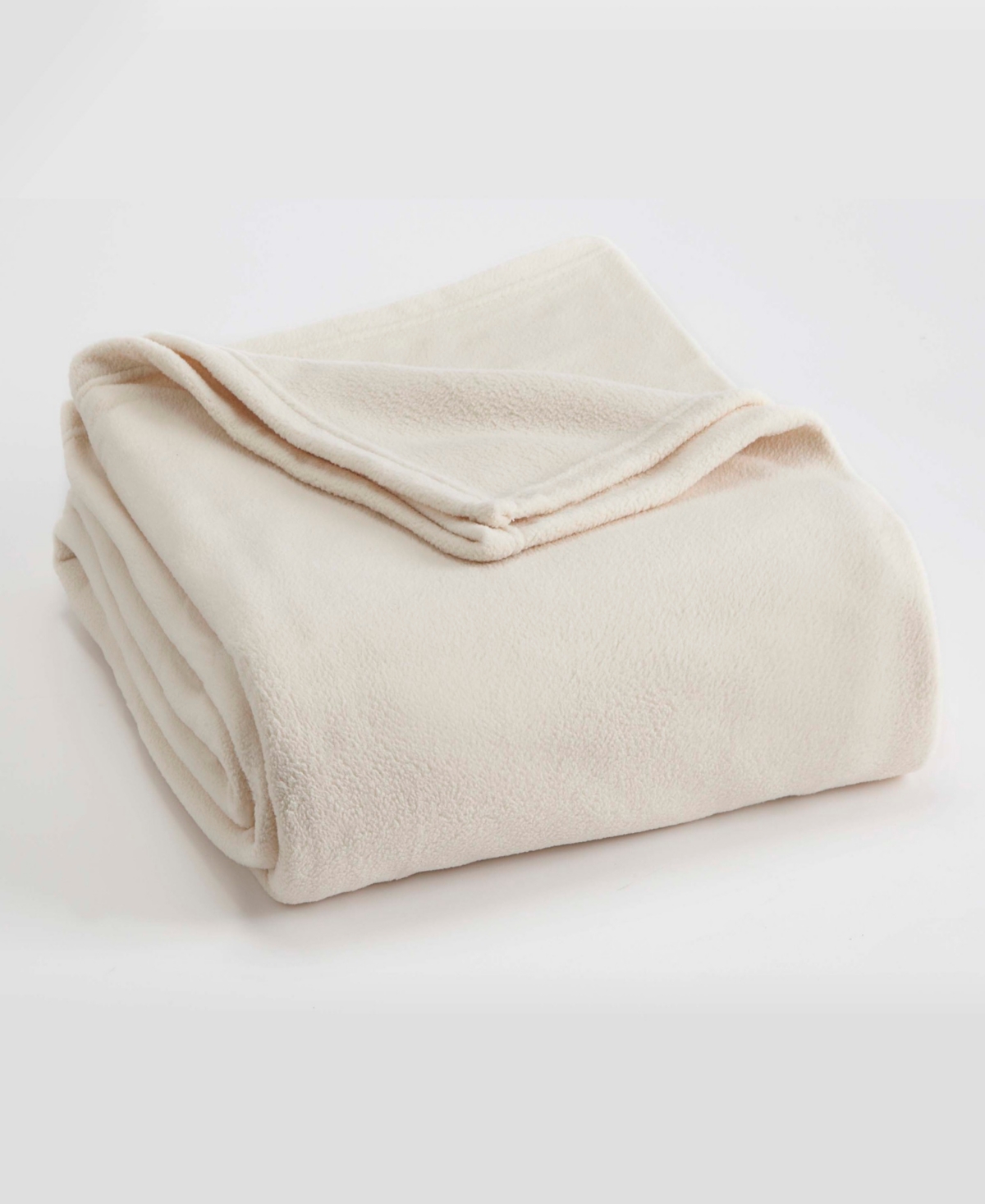 Vellux Brushed Microfleece Blanket  Twin - Winter White