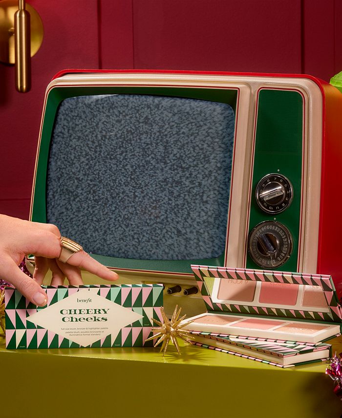 Benefit Cosmetics Cheery Cheeks Full-Size Blush, Bronzer & Highlighter ...