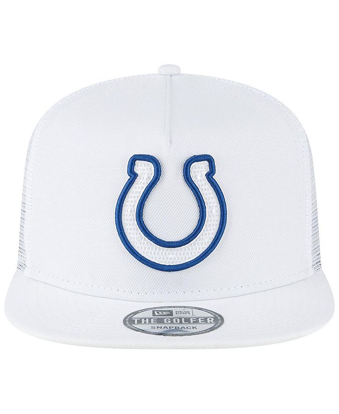 New Era Men's Indianapolis Colts Whiteout Golfer 9FIFTY Snapback Hat ...