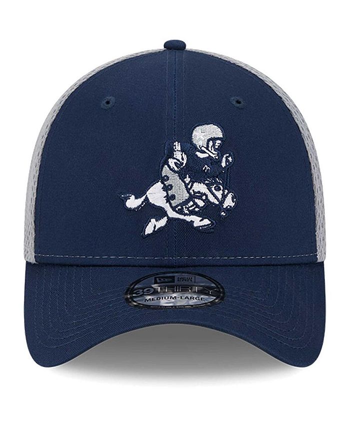 New Era Men's Navy, Gray Dallas Cowboys Retro Joe Main Neo 39THIRTY ...