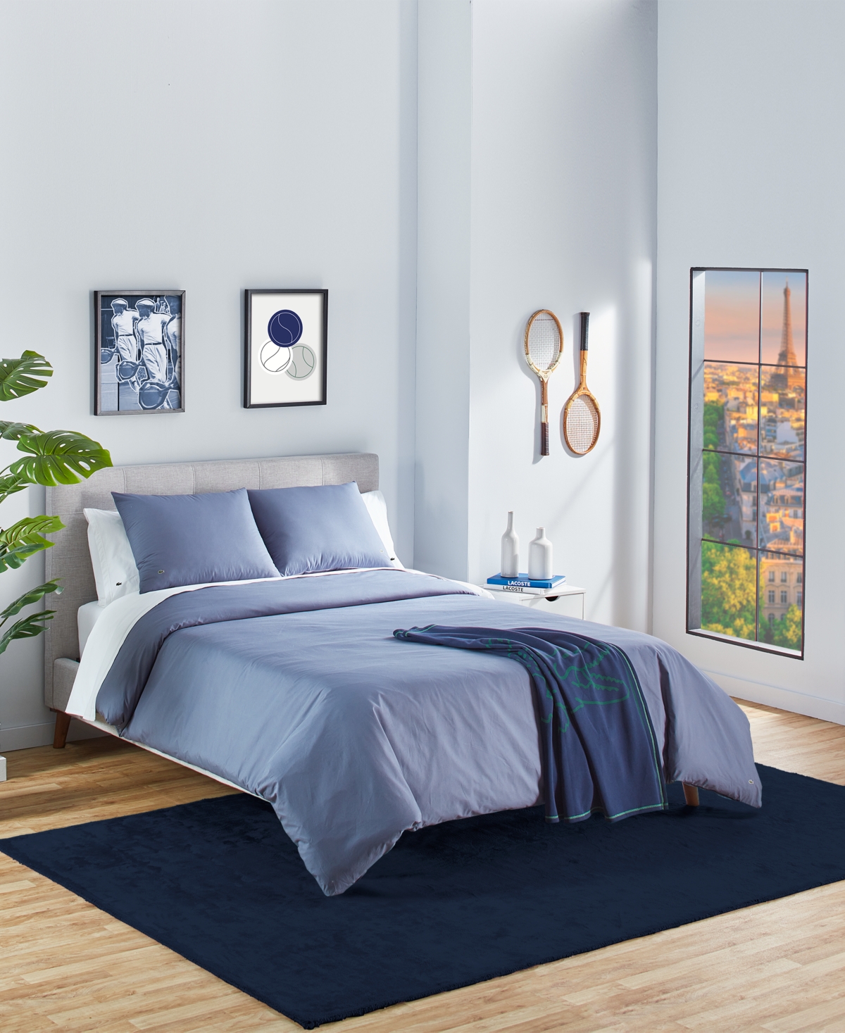Click here for Closeout! Lacoste Home Percale 3 Piece Duvet Cover... prices