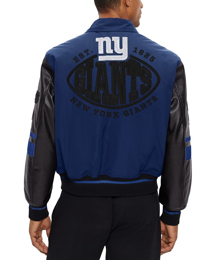 Hugo Boss Men's BOSS x NFL Giants Water-Repellent Bomber Jacket - Macy's