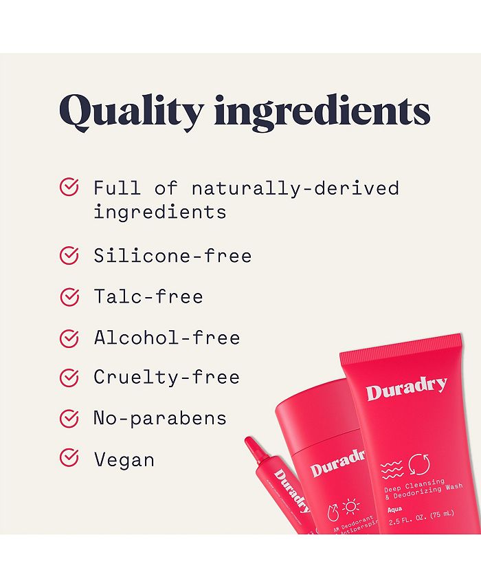 Duradry 3-Step System - Prescription Strength, Formulated For Excessive ...