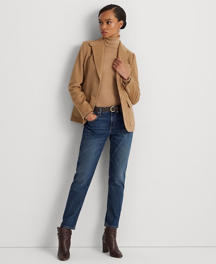 Lauren Ralph Lauren Women's Wool-Blend Blazer - Macy's