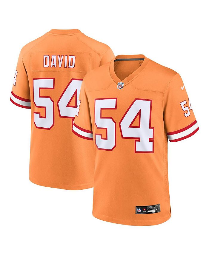 Nike Men's Lavonte David Orange Tampa Bay Buccaneers Throwback Game ...