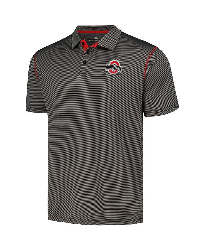 Colosseum Men's Gray Ohio State Buckeyes Cameron Polo Shirt - Macy's