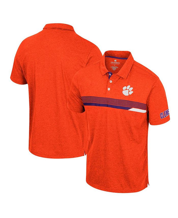 Colosseum Men's Orange Clemson Tigers No Problemo Polo Shirt - Macy's