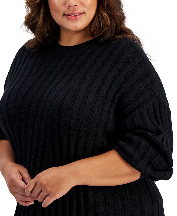 And Now This Trendy Plus Size Tunic Sweater - Macy's