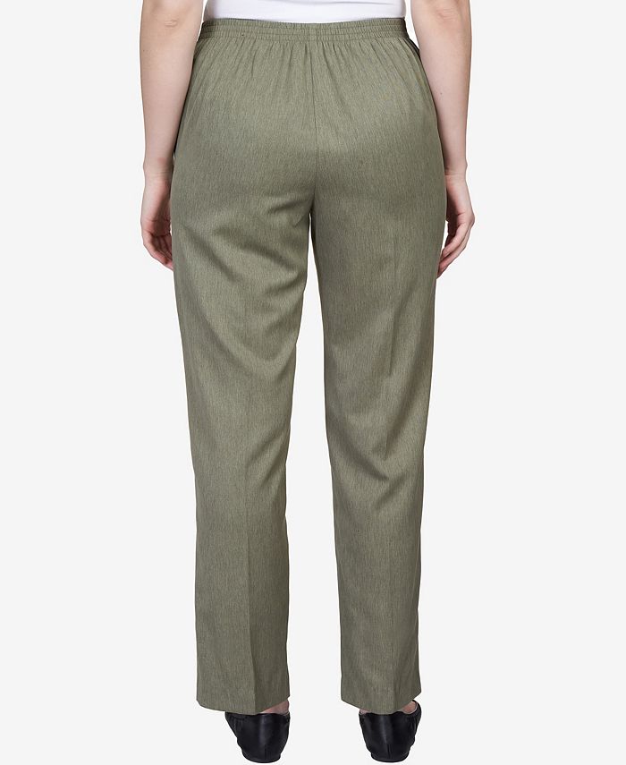 Alfred Dunner Women's Chelsea Market Classic Fit Pull On Short Length ...