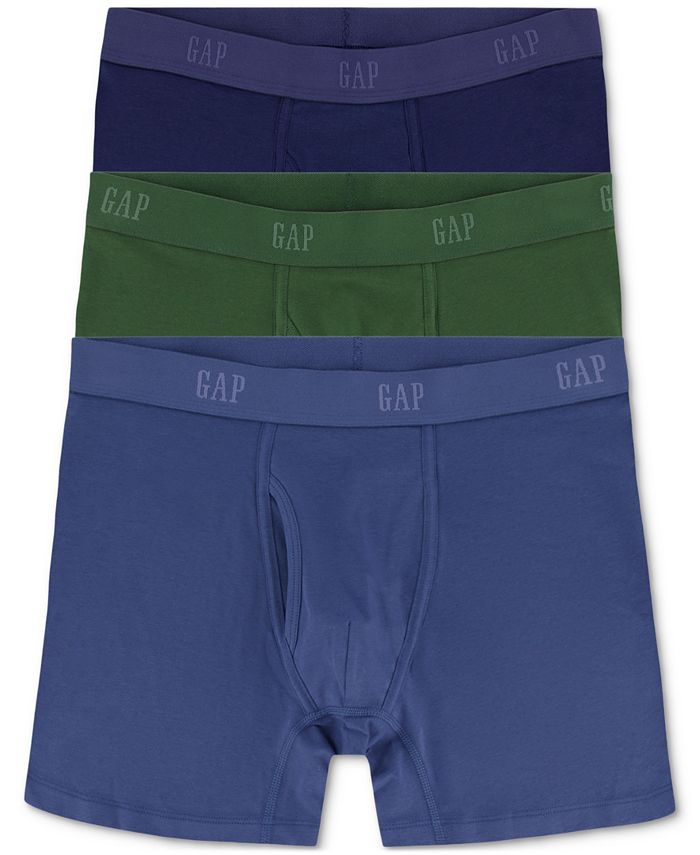 GAP Men's 3-Pk. Cotton Stretch Boxer Briefs - Macy's