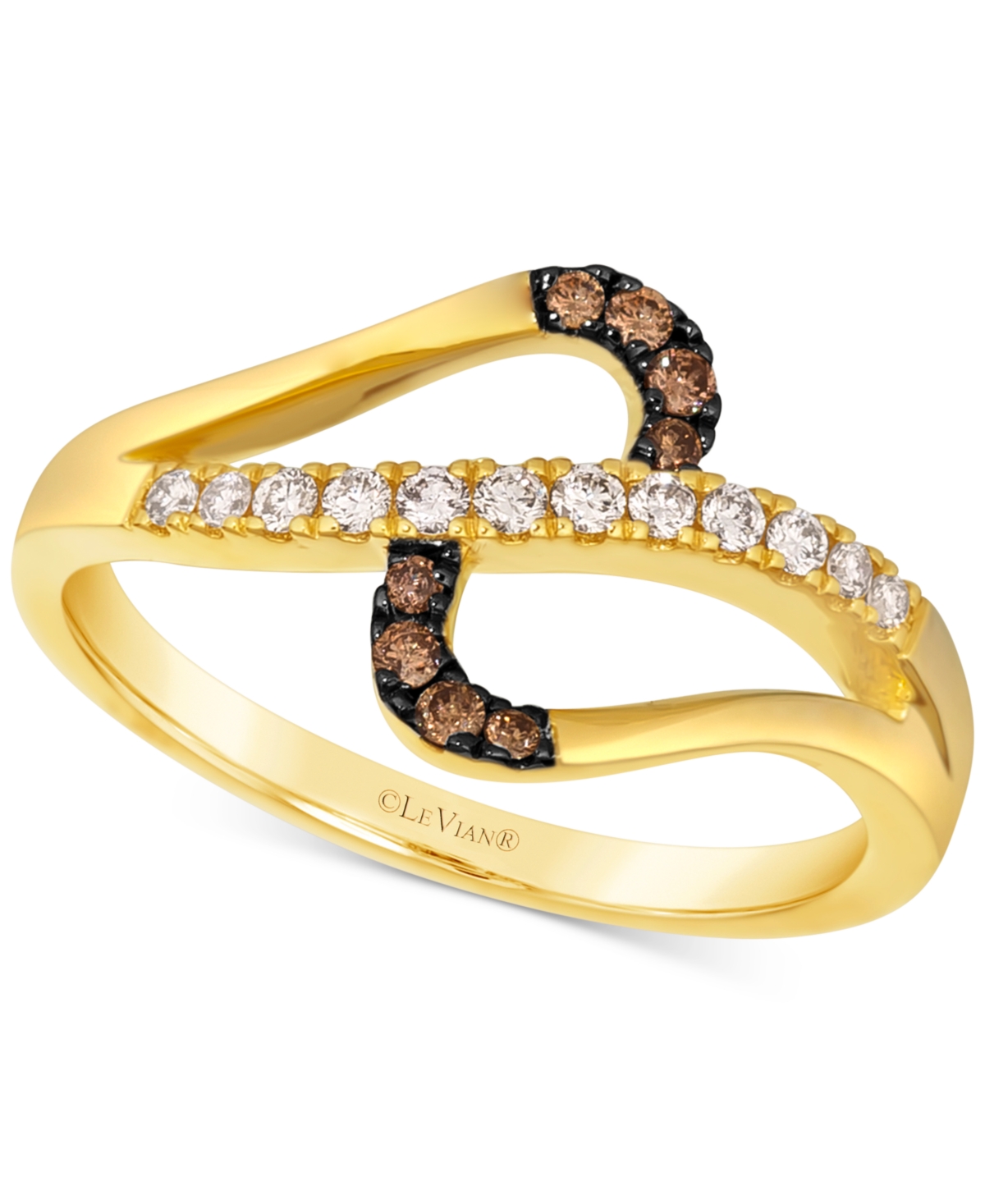Click here for Le Vian Nude Diamond & Chocolate Diamond Abstract... prices