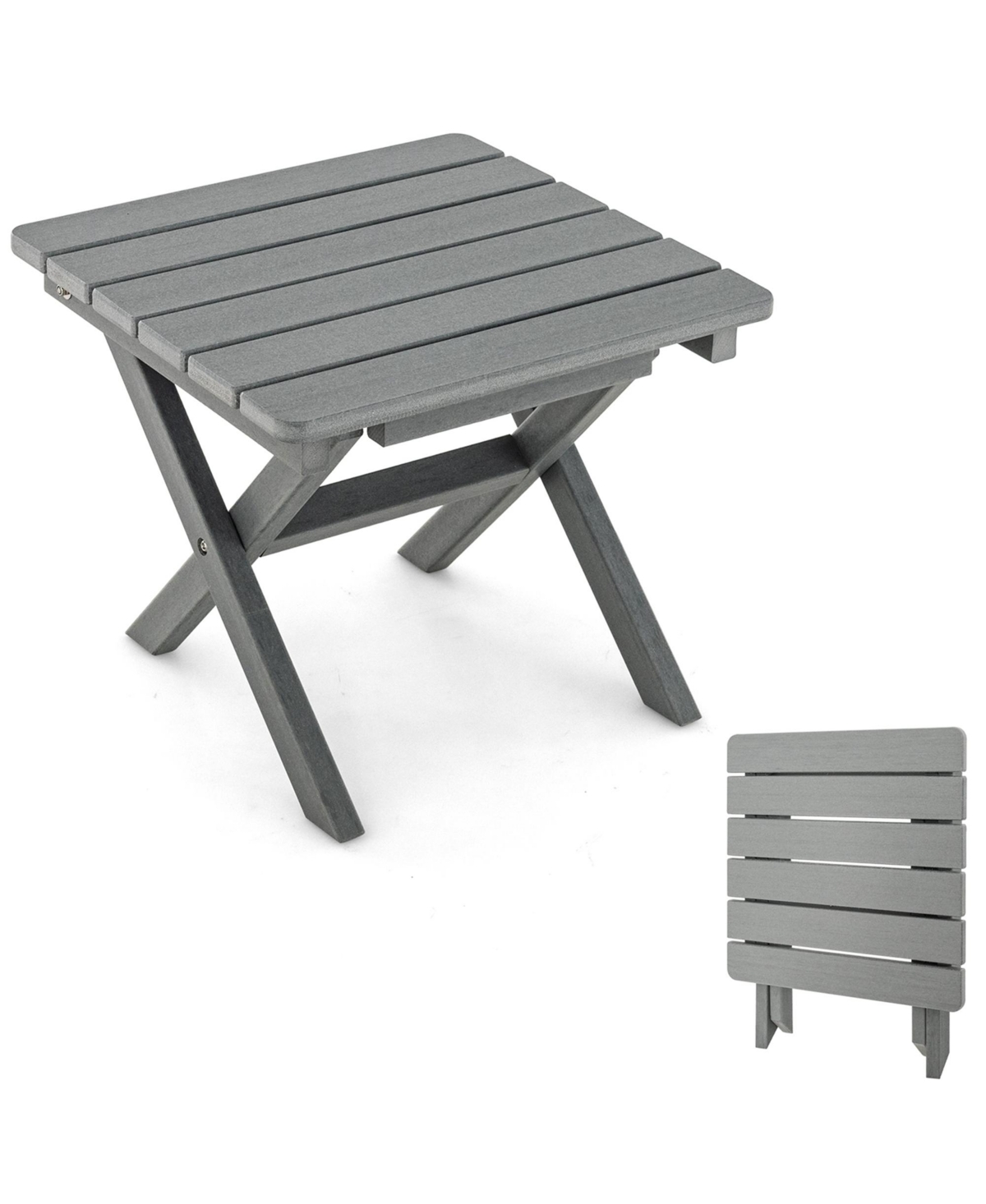 Click here for Outdoor Folding Side Table Weather-Resistant Hdpe... prices