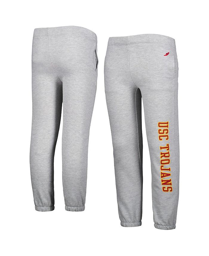 League Collegiate Wear Big Boys Heather Gray USC Trojans Essential ...