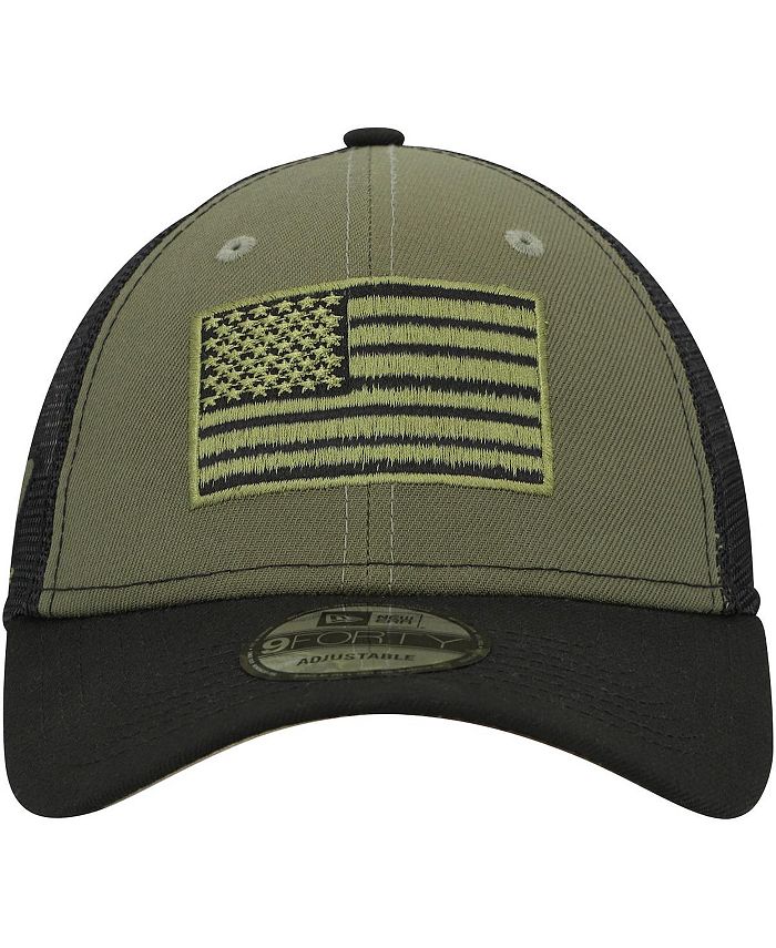 New Era Men's Olive, Black Kyle Busch Military-Inspired Appreciation ...