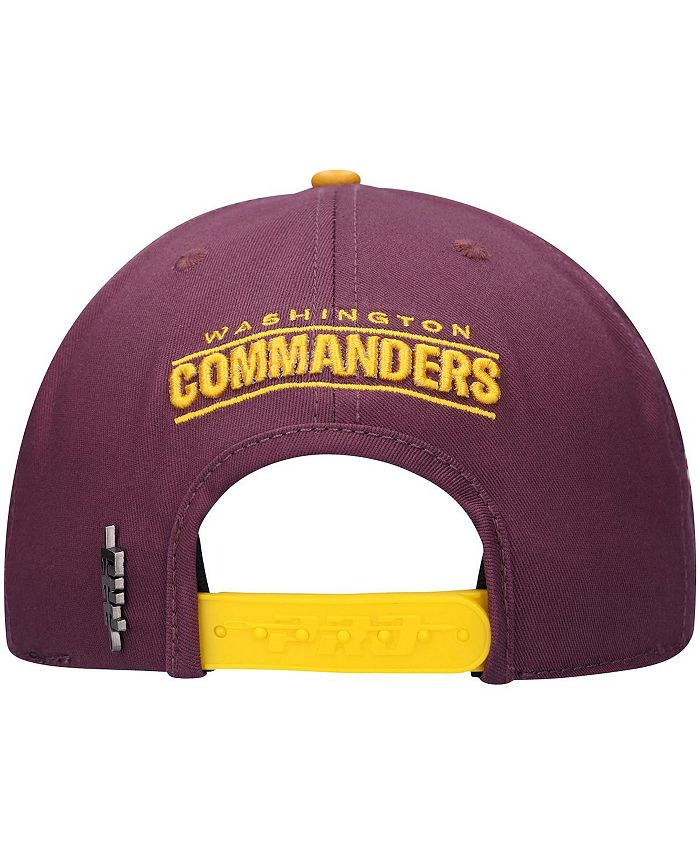Pro Standard Men's Burgundy Washington Commanders Hometown Snapback Hat ...
