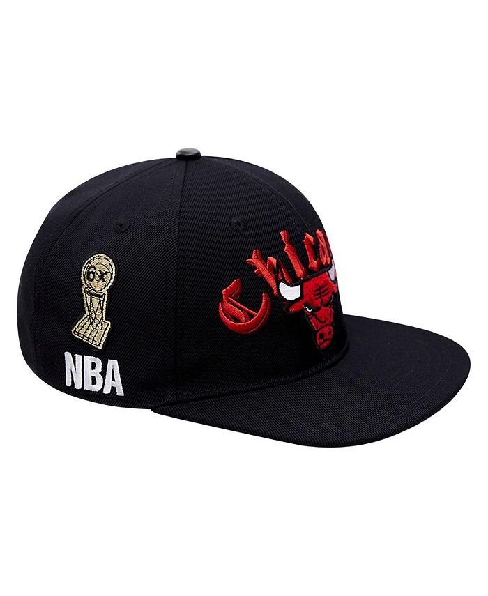 Pro Standard Men's Black Chicago Bulls Old English Snapback Hat - Macy's