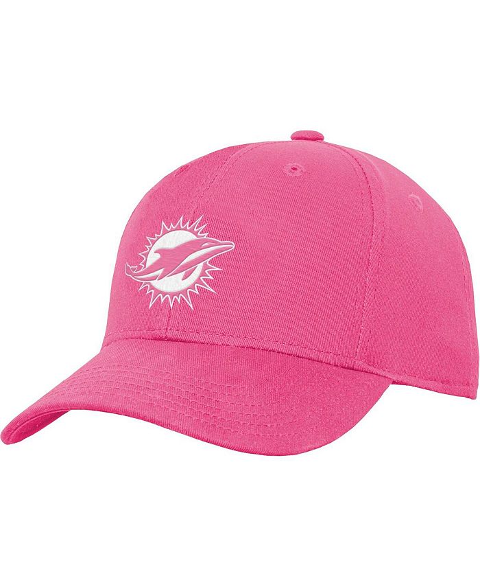 Outerstuff Big Girls Pink Miami Dolphins Adjustable Hat - Macy's