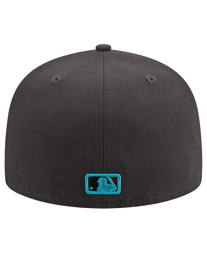 New Era Men's Graphite Boston Red Sox Print Undervisor 59FIFTY Fitted ...