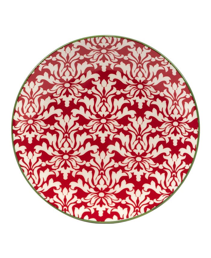 Certified International Winter Medley 6" Canape Plates Set of 6 ...