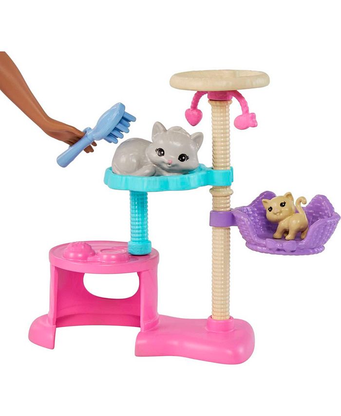 Barbie Kitty Condo Doll and Pet Playset - Macy's