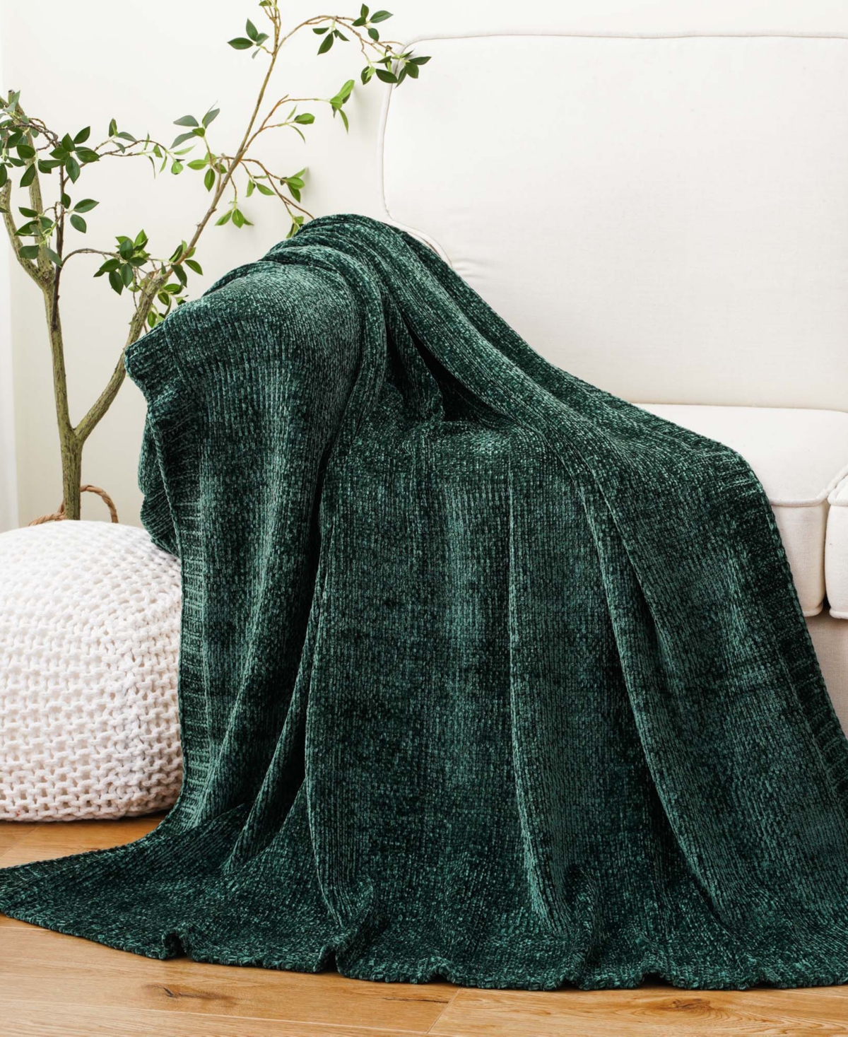 Click here for Battilo Lifestyle Solid Woven Micro Chenille Throw... prices