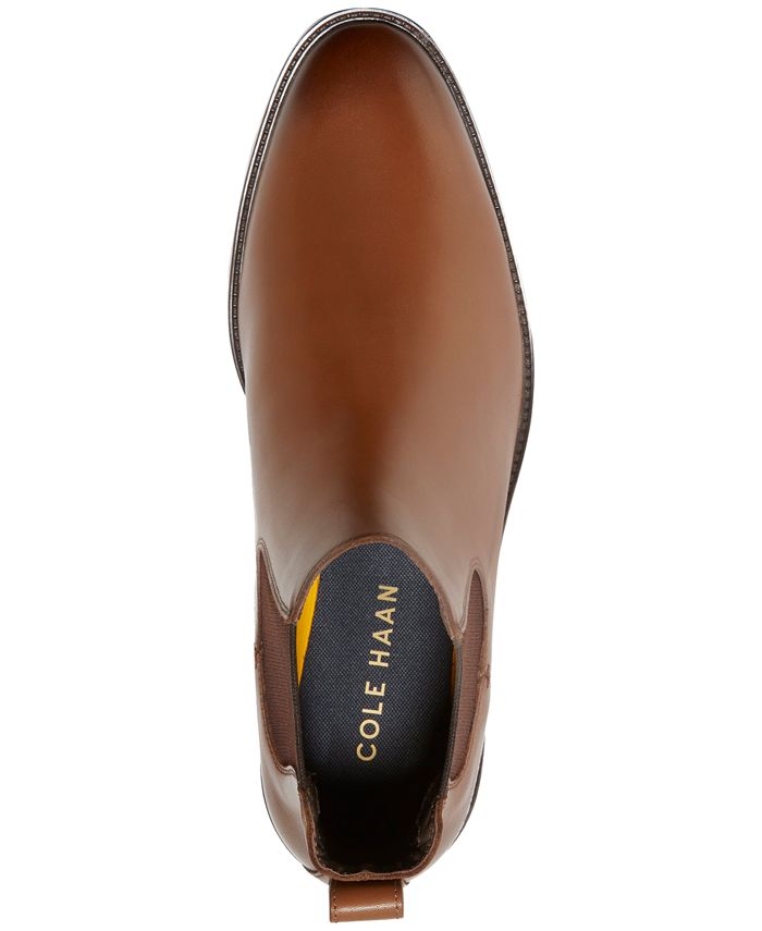 Cole Haan Men's Hawthorne Leather Pull-On Chelsea Boots - Macy's