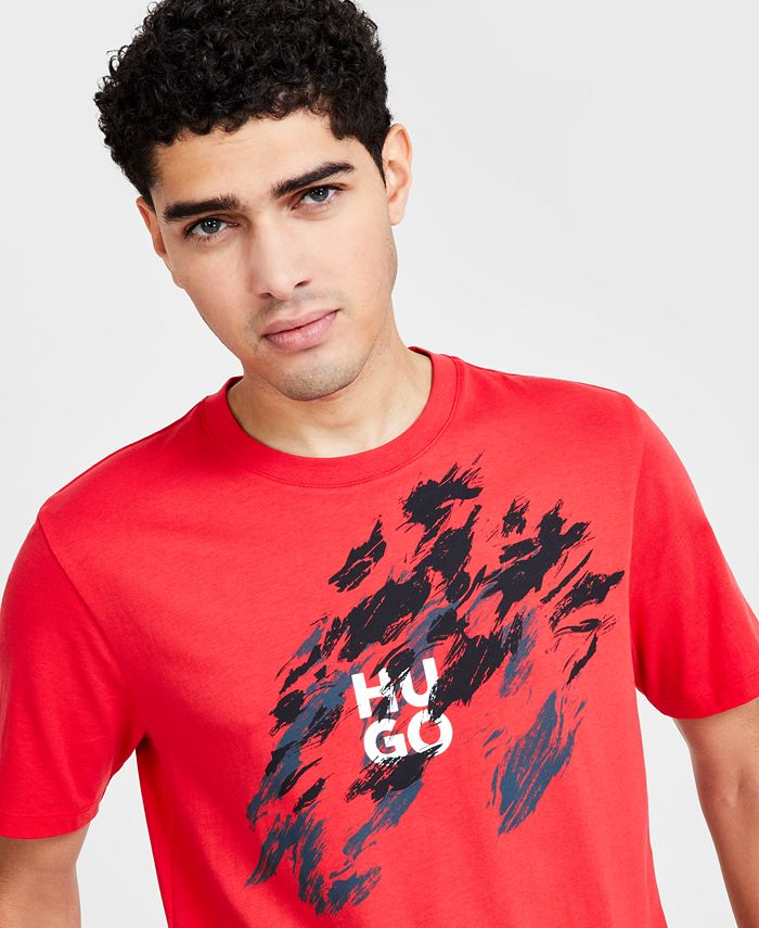 HUGO Men's Slash Logo Graphic T-Shirt - Macy's