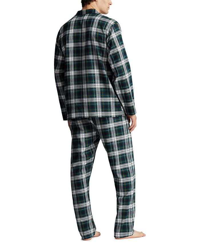 Polo Ralph Lauren Men's Plaid Flannel Pajamas Set - Macy's