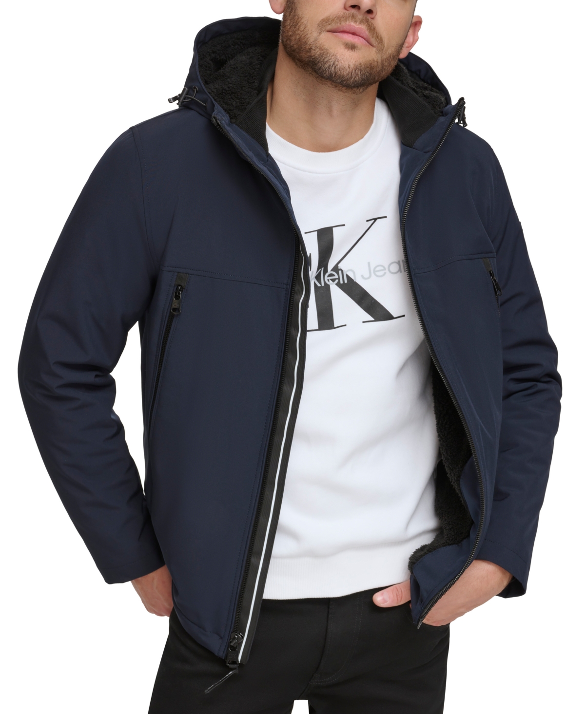 Click here for Calvin Klein Mens Sherpa Lined Infinite Stretch So... prices