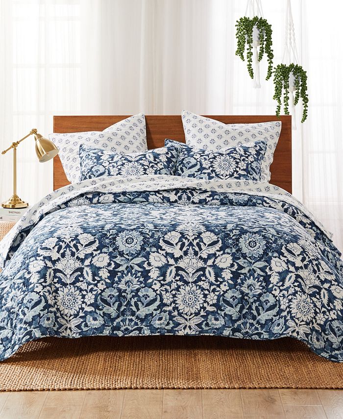 Levtex Laure Reversible 3-Pc. Quilt Set, Full/Queen - Macy's