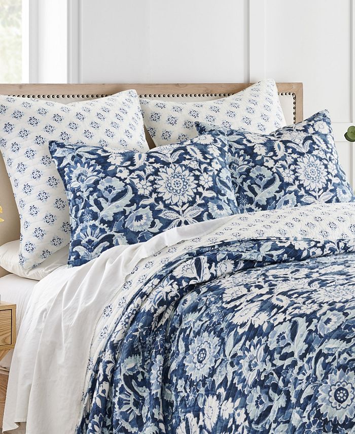 Levtex Laure Reversible 3-Pc. Quilt Set, Full/Queen - Macy's