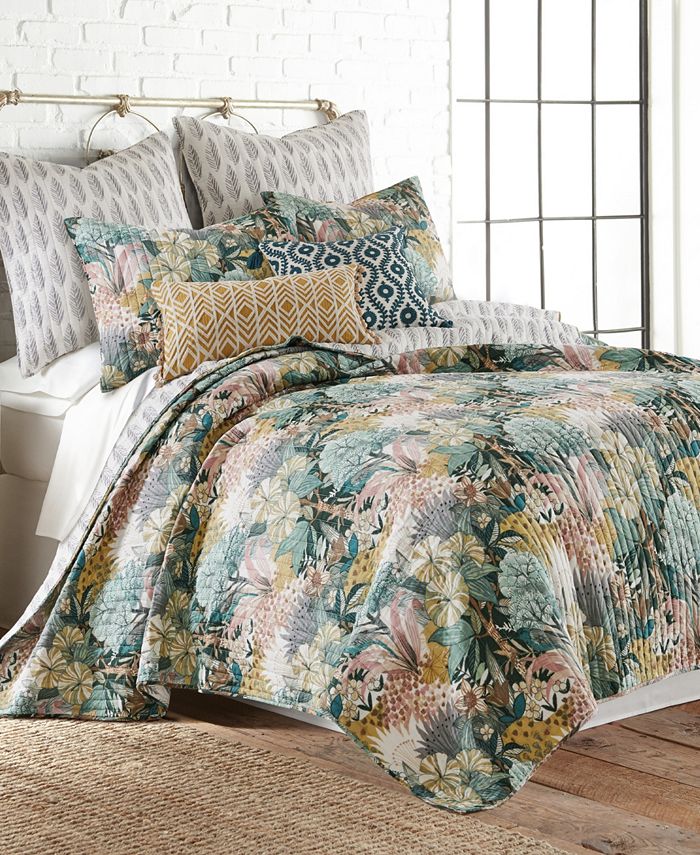 Levtex Ashika Reversible 2-Pc. Quilt Set, Twin/Twin XL - Macy's