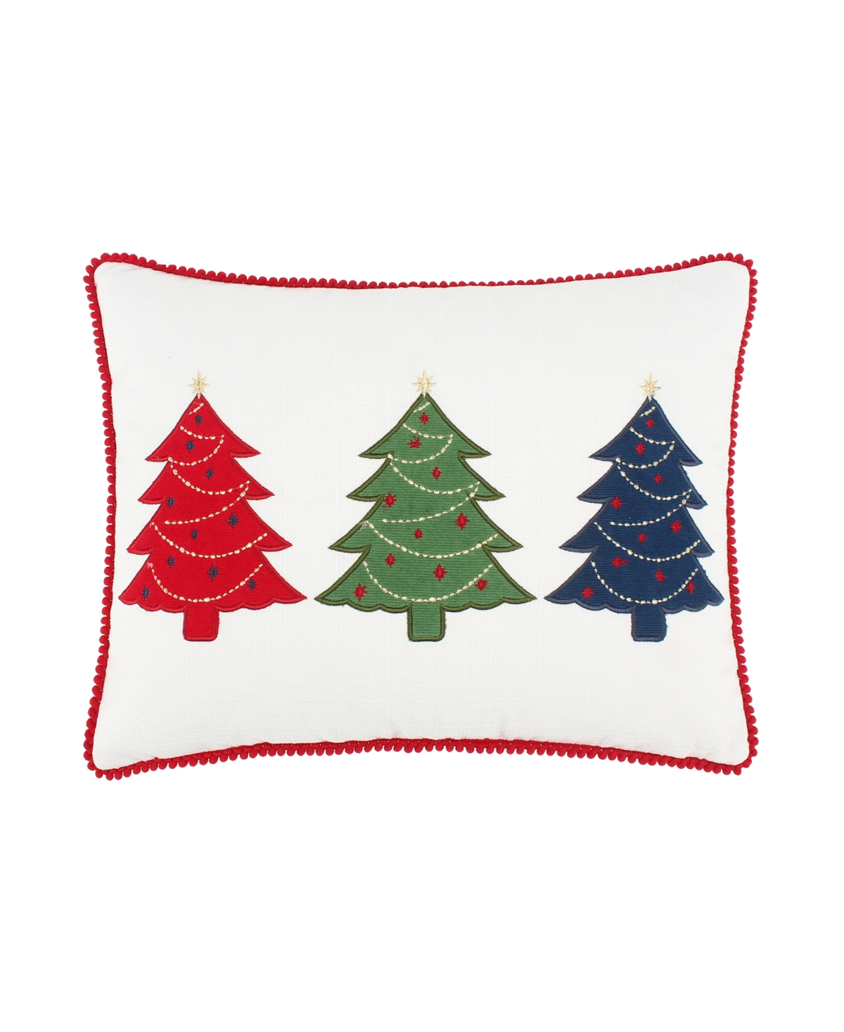 Click here for Levtex White Pine Whimsical Trees Pom Pom Decorati... prices