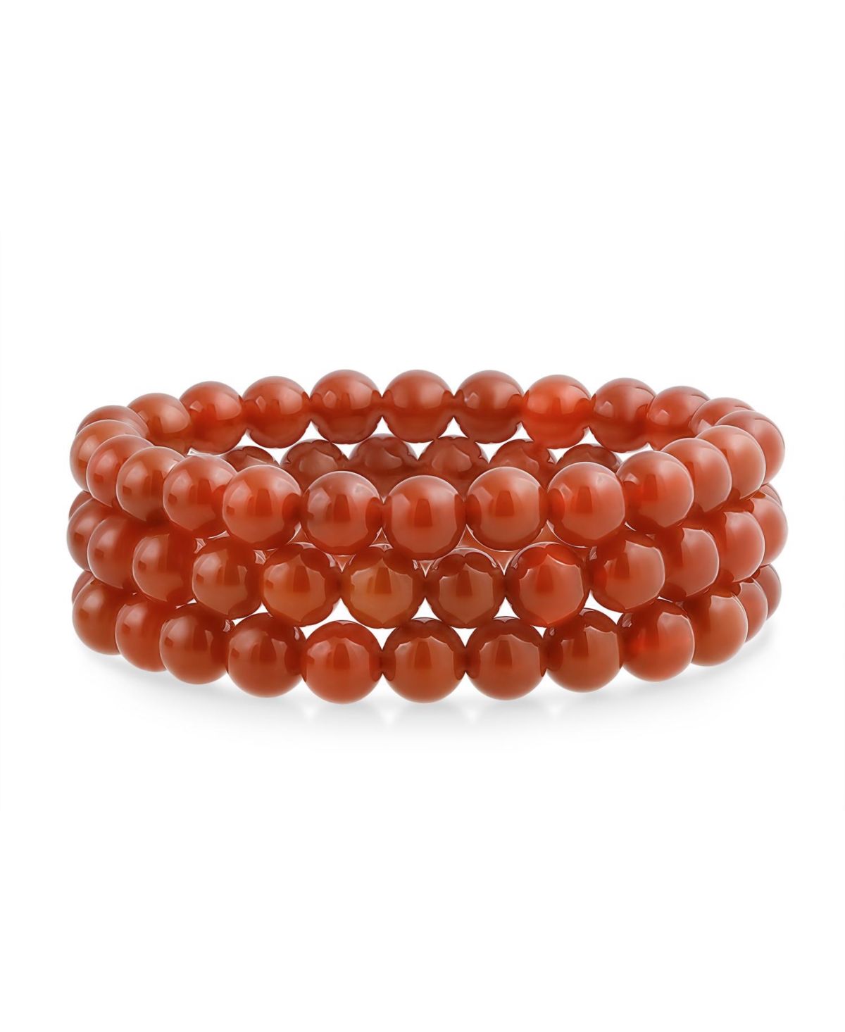 Click here for Bling Jewelry Stackable Set Of 3 Natural Stone Rou... prices