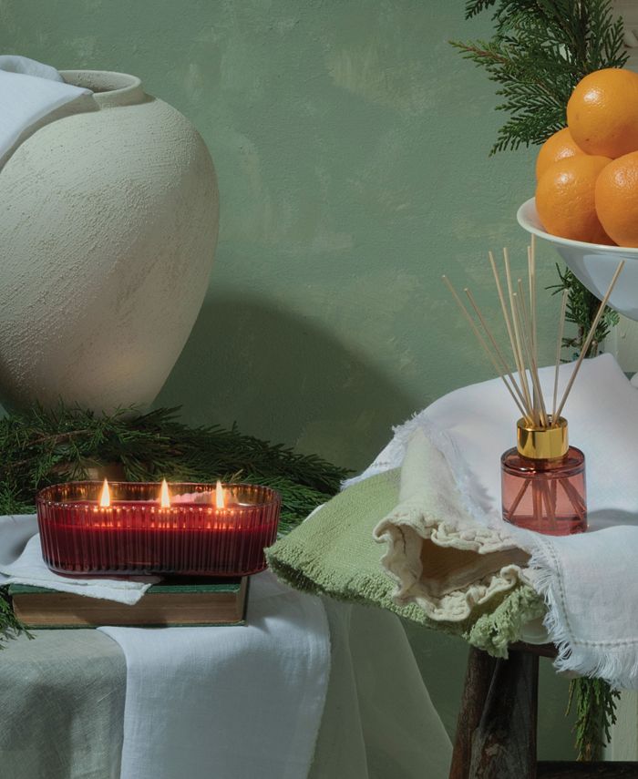 Aromatique Glass Bottle with Oil and Reed Sticks - Macy's