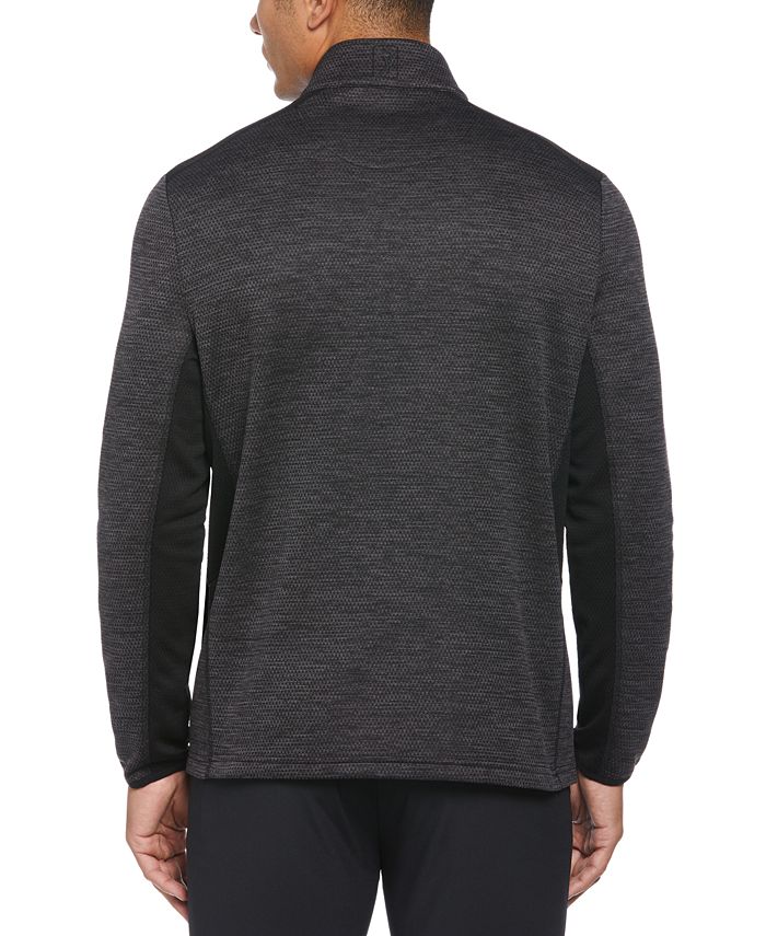PGA TOUR Men's Two-Tone Space-Dyed Quarter-Zip Golf Pullover - Macy's
