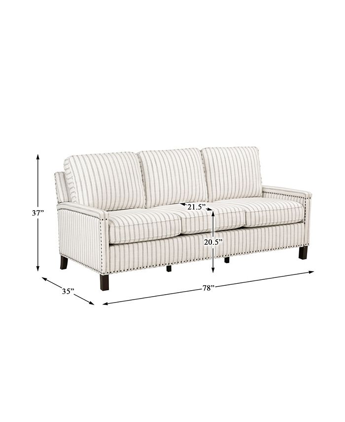 Homelegance White Label Sidney 78" Sofa - Macy's
