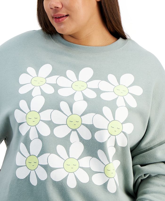 Grayson Threads, The Label Trendy Plus Size Daisy Grid Graphic ...