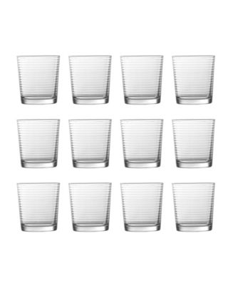 Fortessa Arcade Rocks or DOF 12.75 oz, Set of 12 - Macy's