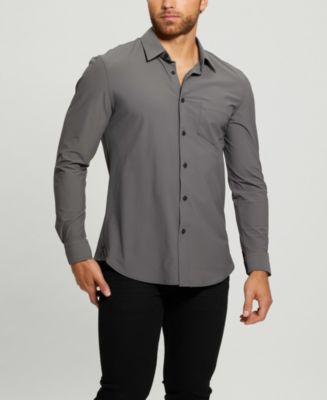 GUESS Men's Sunset Tech-Stretch Shirt - Macy's