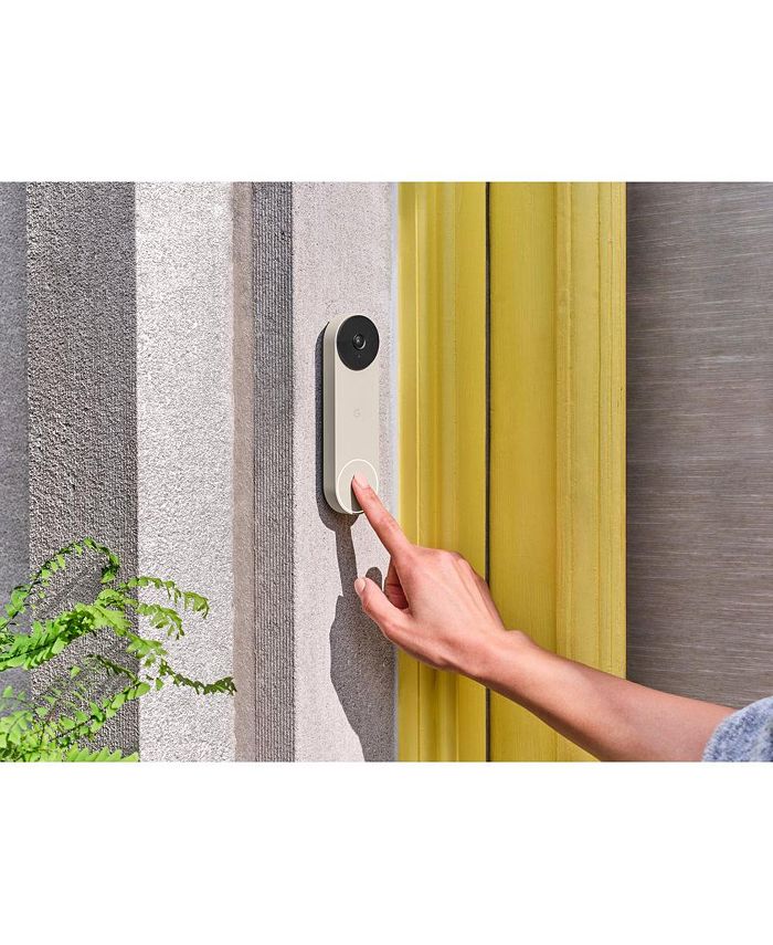 Google Nest Nest Doorbell Wired Smart Wi-Fi Video Doorbell Camera - Macy's
