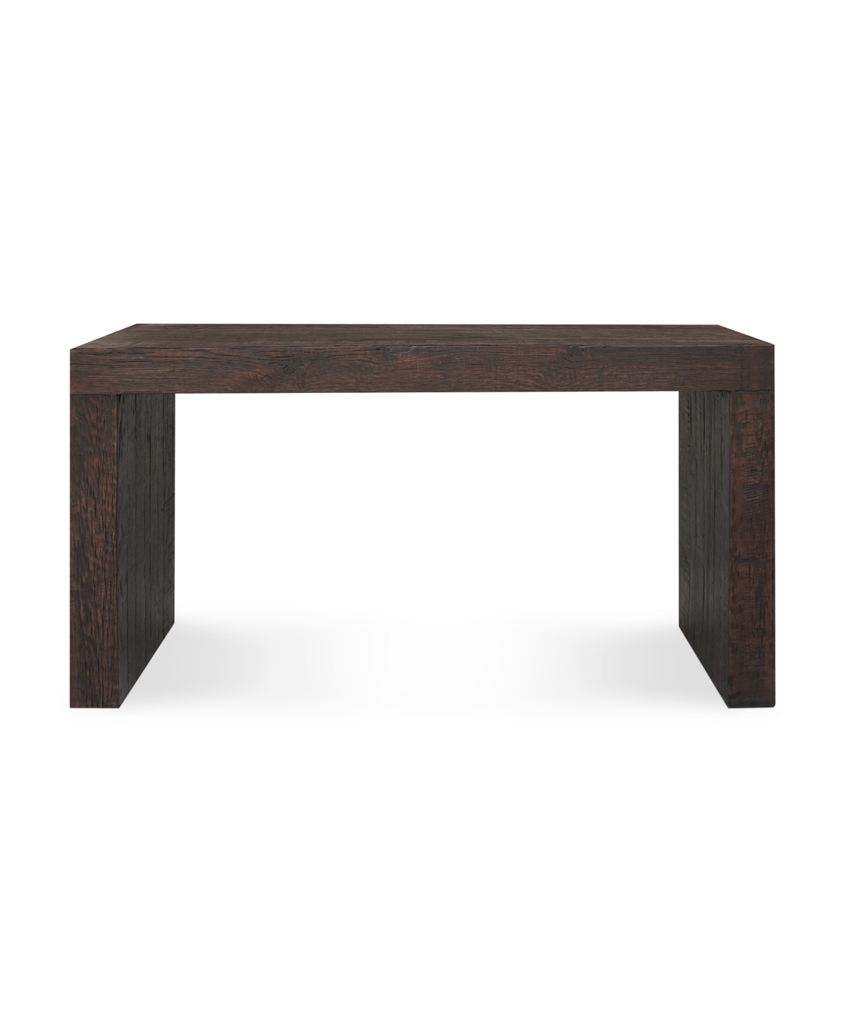 Click here for Evander 55 Oak Rectangle Console Table - Solid Rec... prices