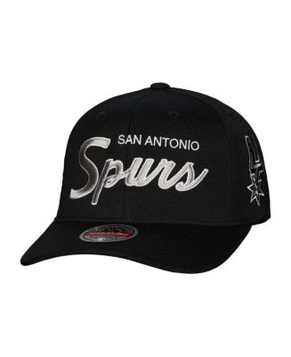 Men's Mitchell & Ness Black San Antonio Spurs MVP Team Script 2.0 ...