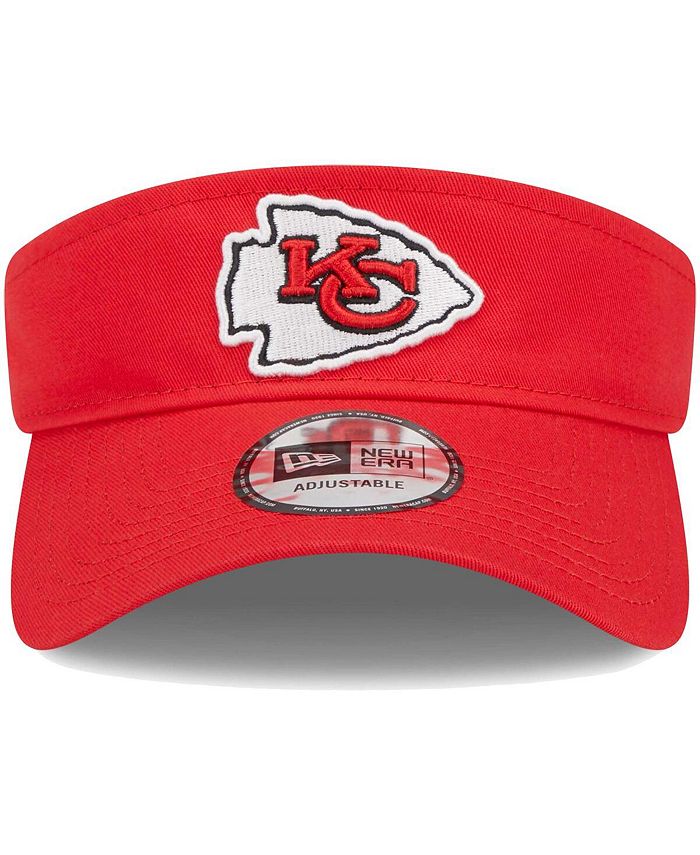 New Era Men's Red Kansas City Chiefs Main Adjustable Visor - Macy's